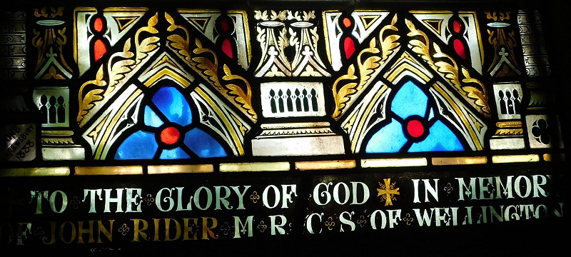 MIs on East and South church walls | Waters Upton One-Place Study